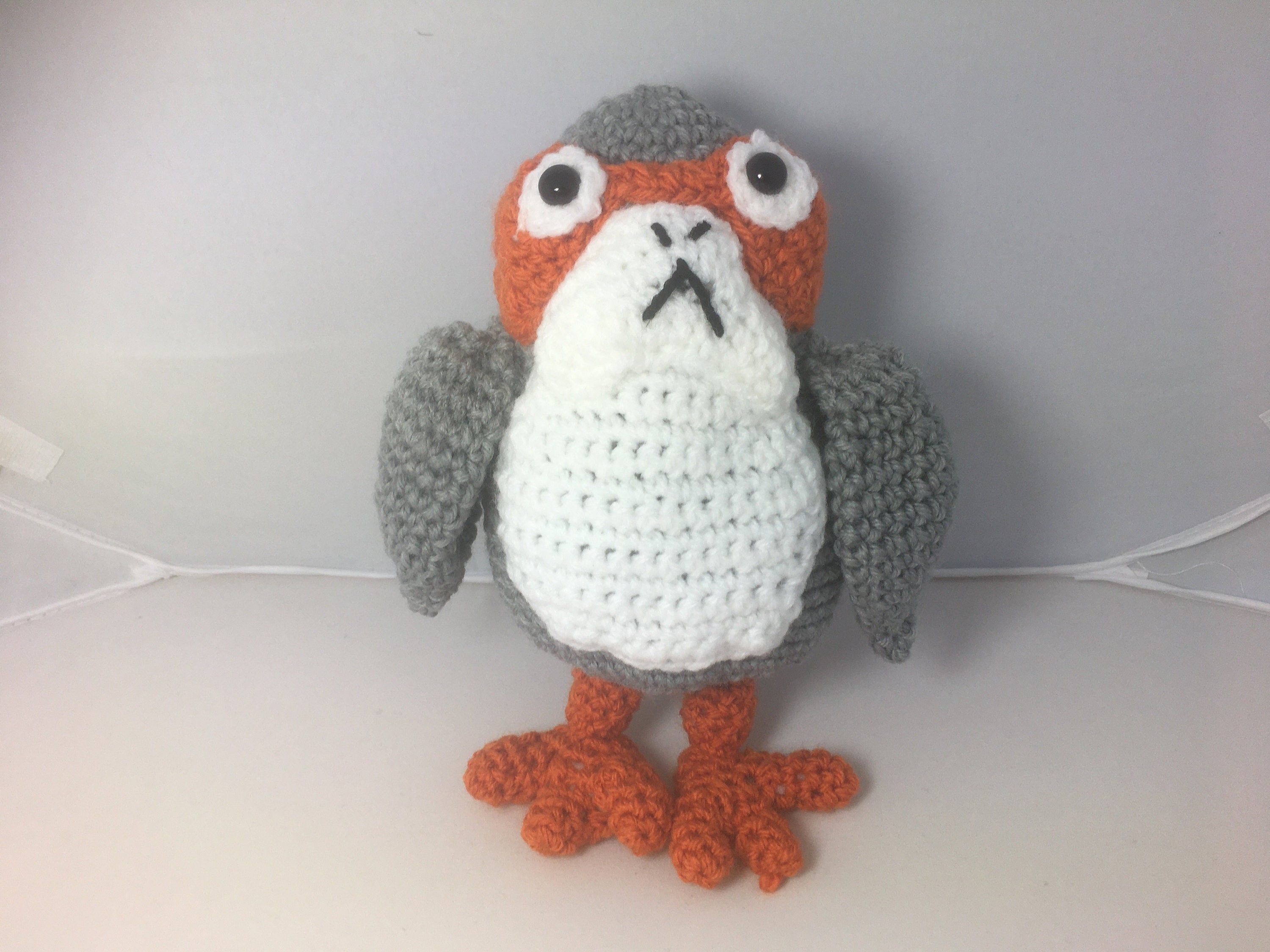 Porg Toy Crochet Porgporg Doll Amigurumi Star Wars Plush - Etsy UK