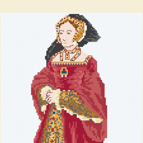 Cross Stitch Design 'henry VIII'. - Etsy