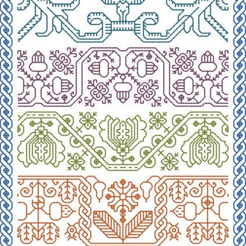 Traditional Band Sampler 5 - Etsy