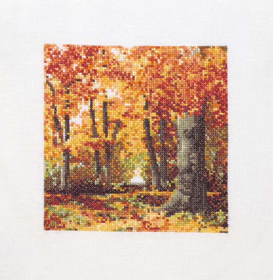 Autumn Colours in Cross Stitch - Etsy