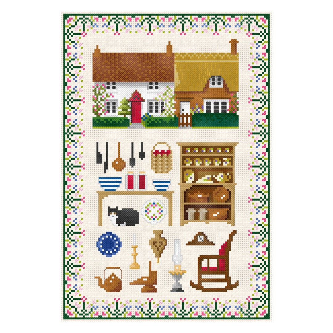 Country Kitchen Sampler - Etsy