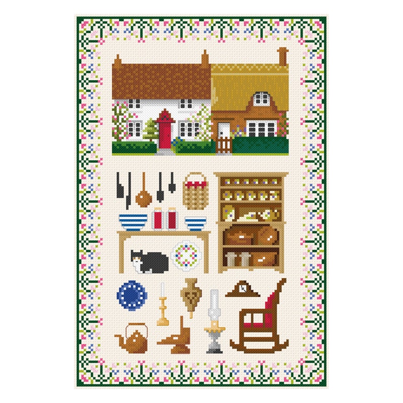 Country Kitchen Sampler - Etsy