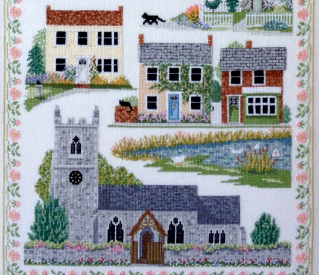 Cross Stitch Village - Etsy