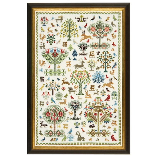 Cross Stitch Design 'historic Forest'. - Etsy