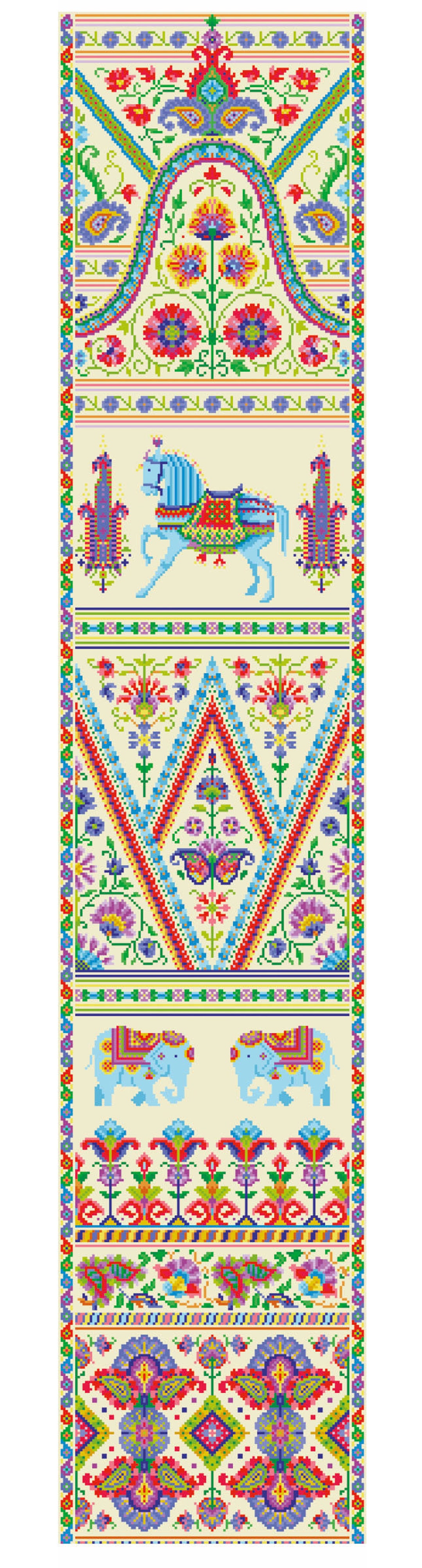 Cross Stitch Design 'indian Inspiration'. - Etsy