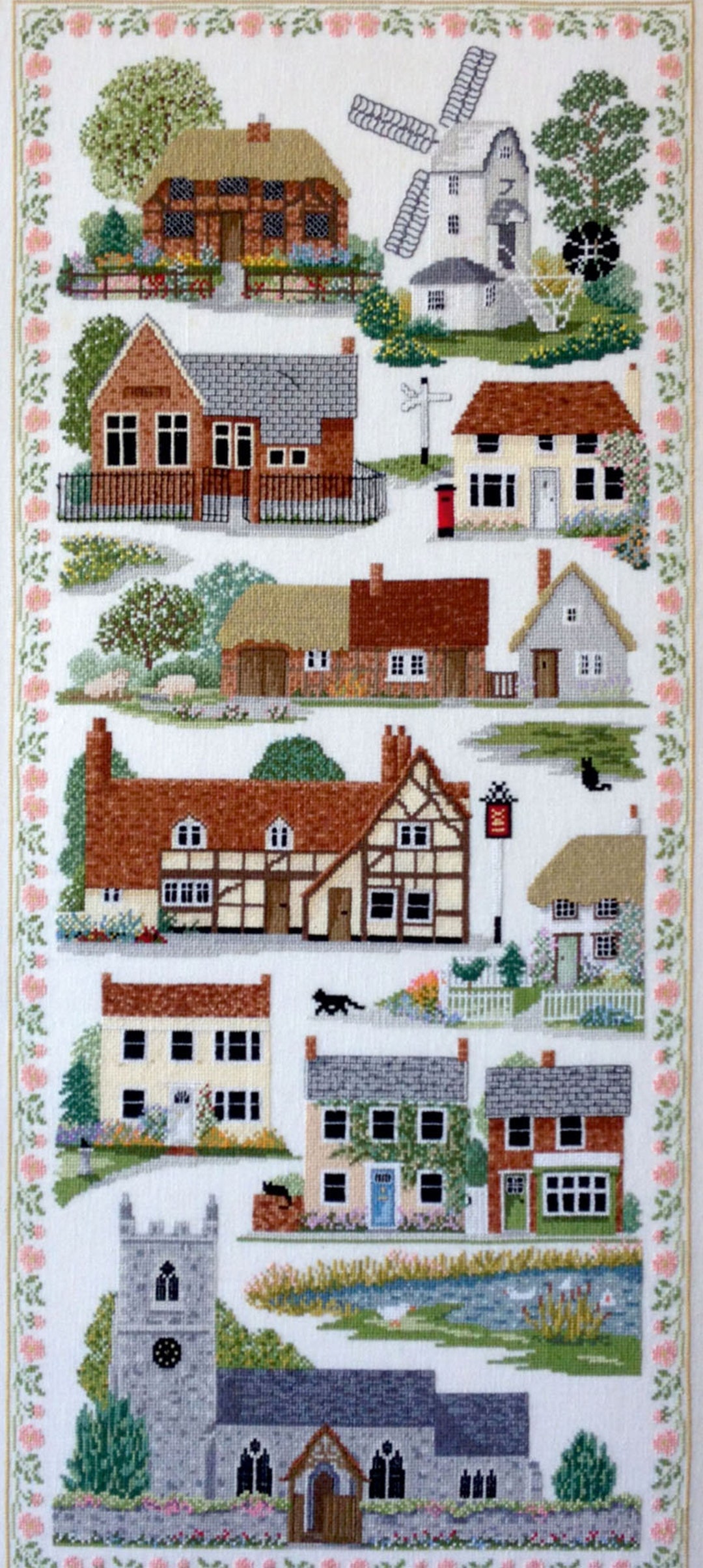 Cross Stitch Village - Etsy