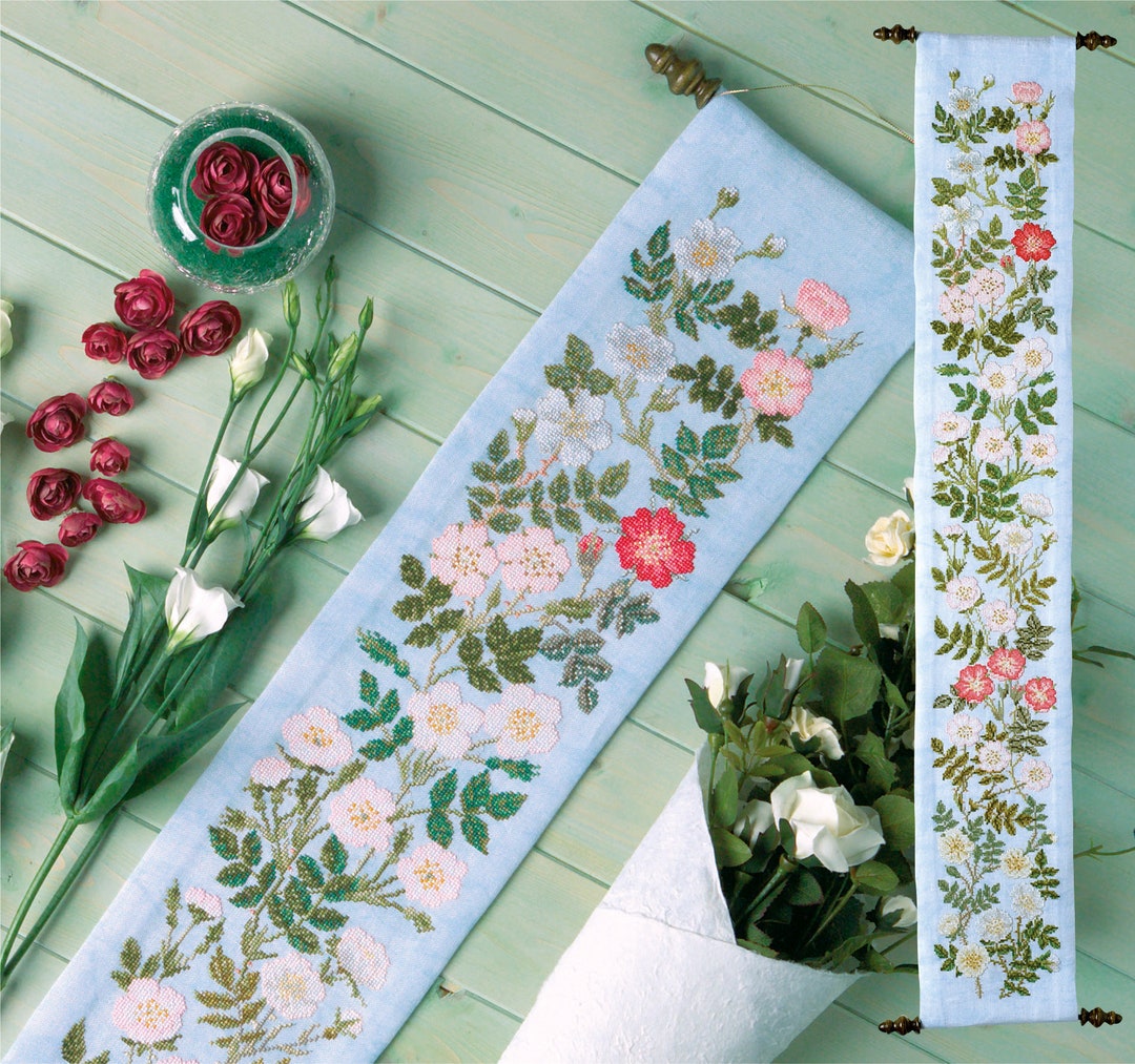 Wild Roses Bell Pull - Etsy