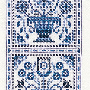 Cross Stitch Delft Tiles - Etsy