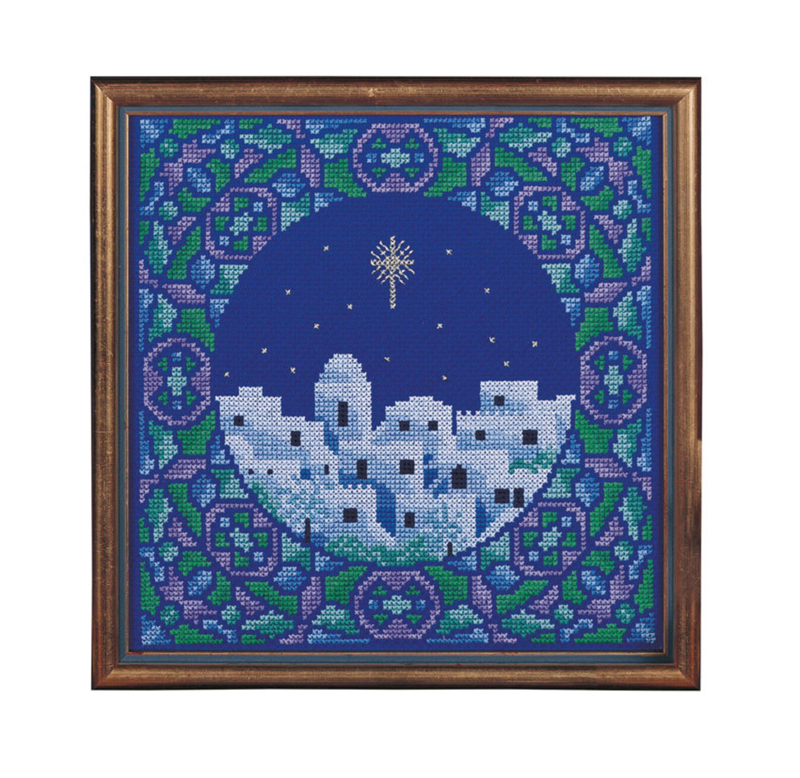 Cross Stitch 'town of Bethlehem' - Etsy