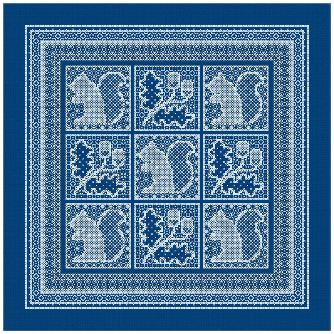 Squirrel and Friends - Lace Lookalike 4 - Etsy