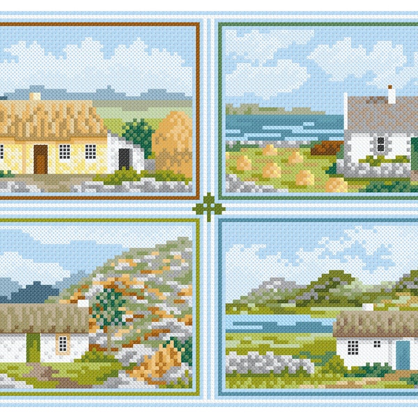 Irish Cross Stitch - Etsy