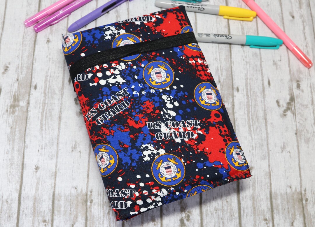 US Coast Guard Hand Crafterd Travelers Notebook Inserts Included - Etsy