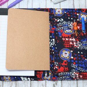 US Coast Guard Hand Crafterd Travelers Notebook Inserts Included - Etsy