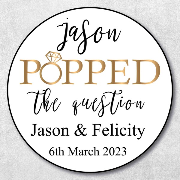 Pop the Question - Etsy UK