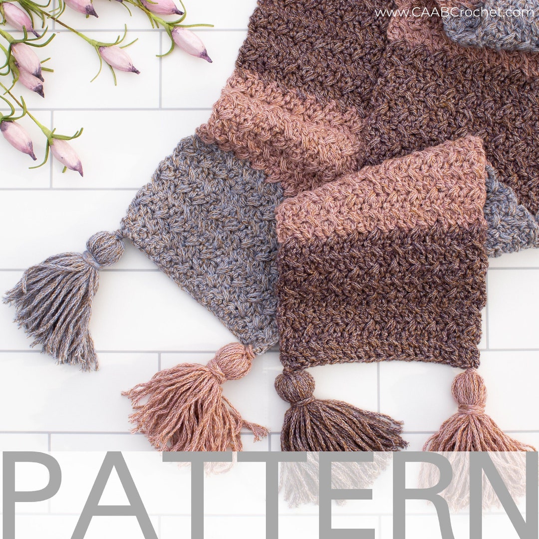 Unique Crochet Scarf PATTERN | Re-spekt Scarf - Etsy