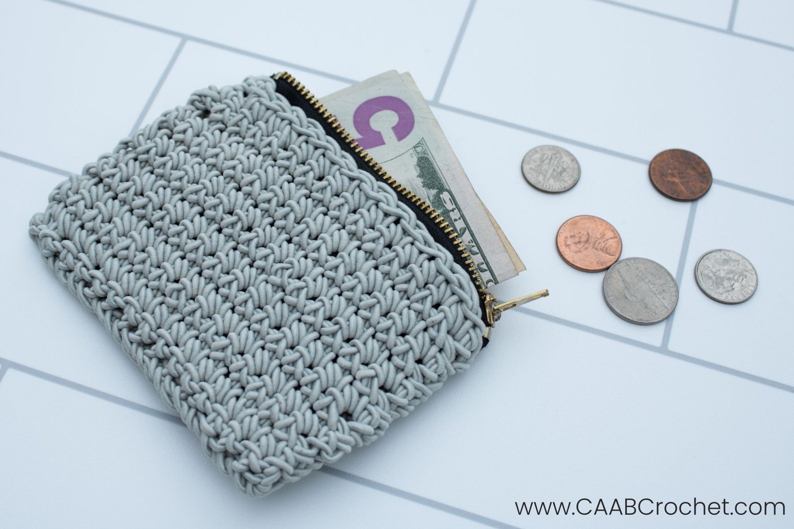 Crochet Coin Purse PATTERN | Zipper Pouch | Zipper Bag - Etsy