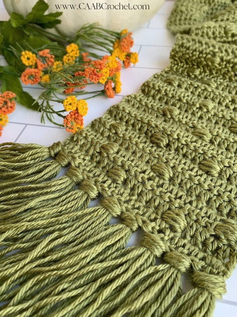 CROCHET PATTERN: Beaded Scarf - Etsy