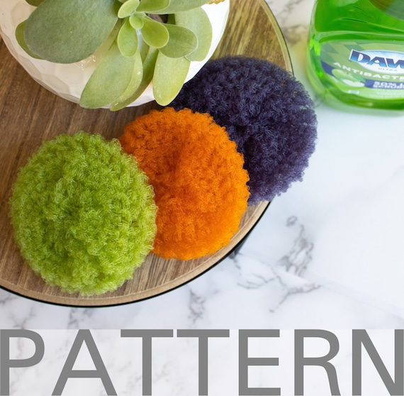 Crochet Pot Scrubber Pattern Dish Scrubby Pattern - Etsy
