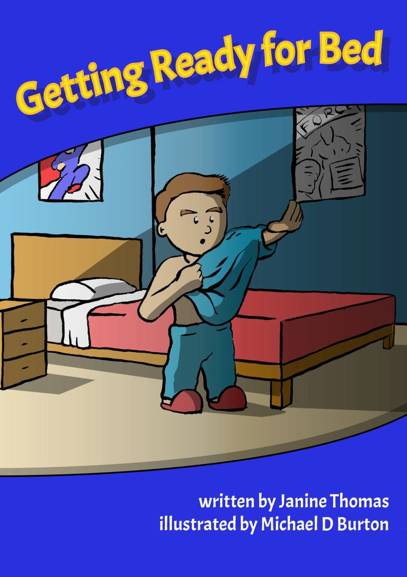 Getting Ready for Bed Personalised Kids Story Book - Etsy