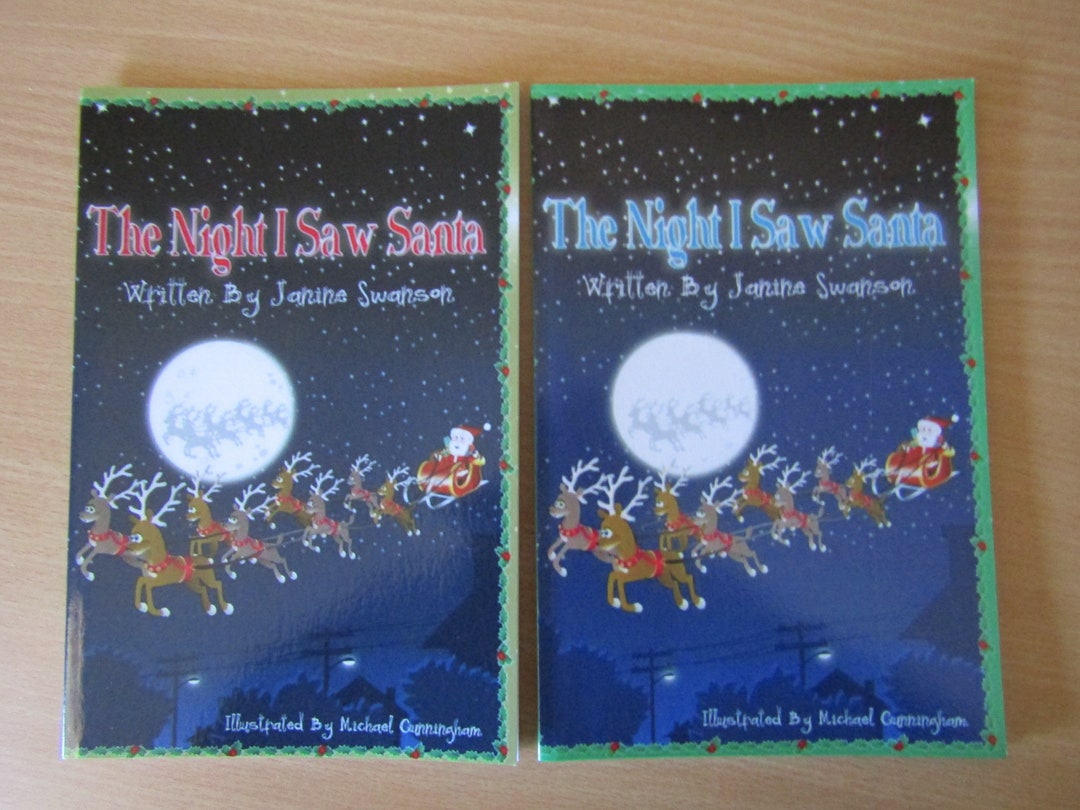 The Night I Saw Santa Personalised Kids Story Book - Etsy