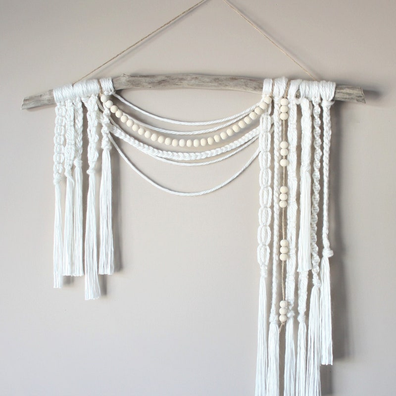 Beaded Macrame Wall Hanging - Etsy