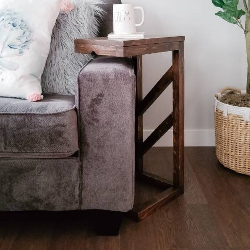 C Table for Sofa - Etsy