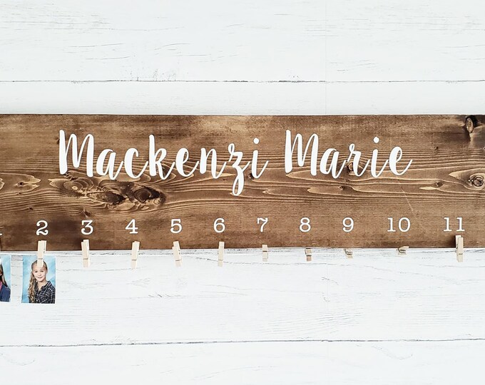Personalized School Photo Display, School Years Photo Display, K-12 ...