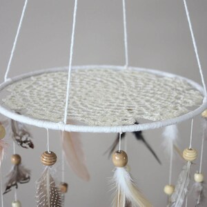 Natural Feather Mobile-bohemian Mobile-tribal Nursery-native American ...