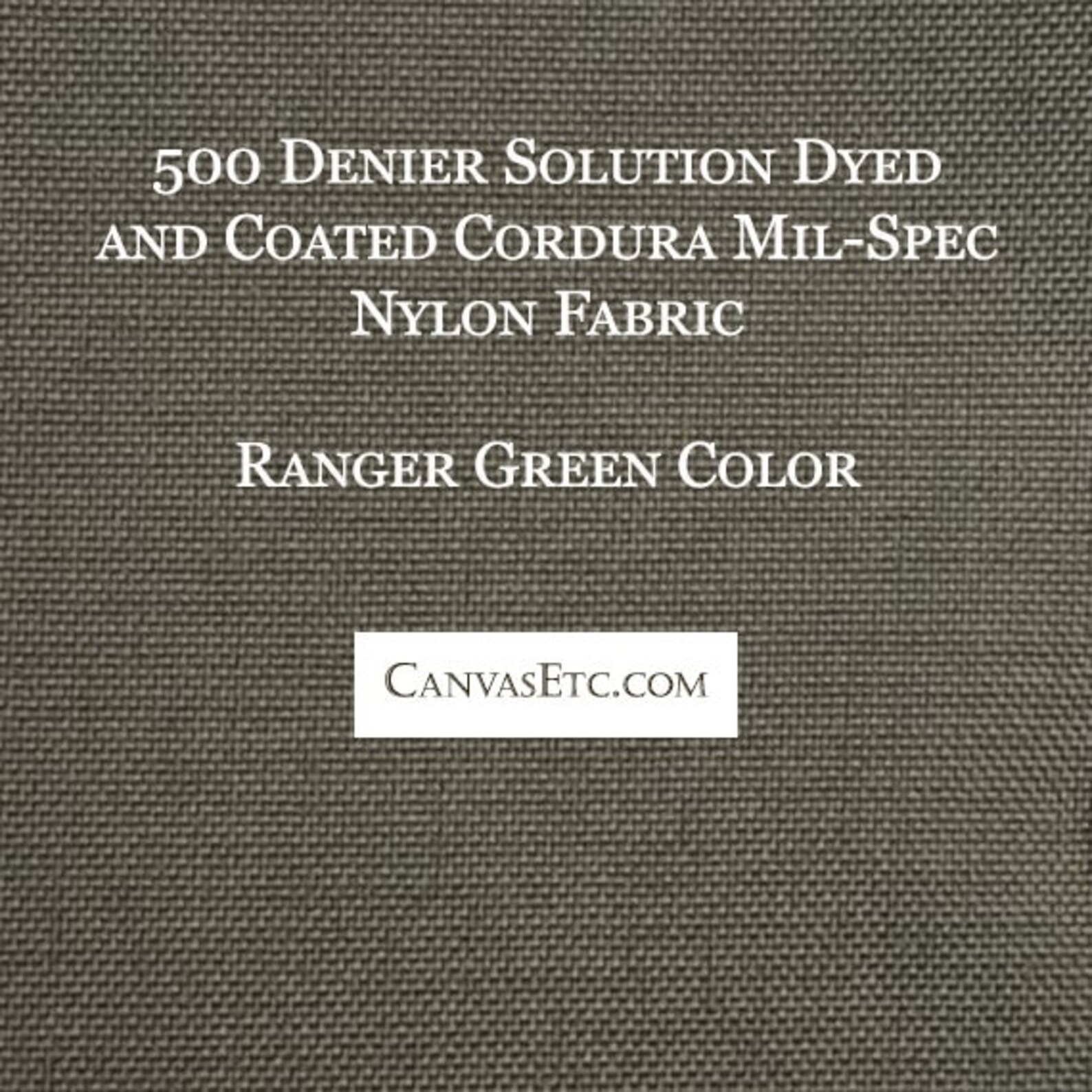 500 Denier Cordura Nylon | Ranger Green | 60" Width | DTL-32439A TYPE 3 ...
