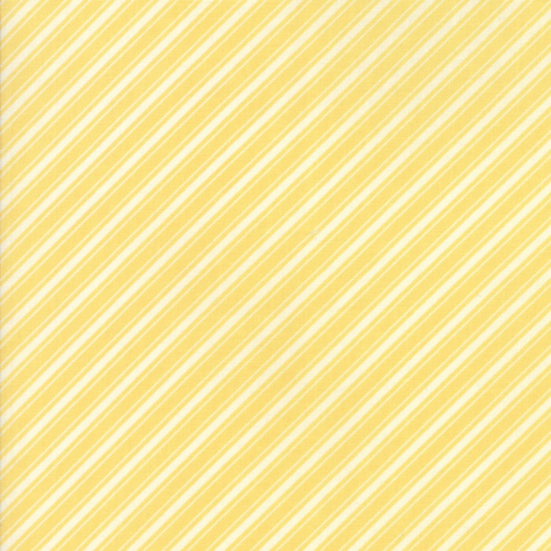 Ella & Ollie Bias Ticking Stripe Yellow by Fig Tree Quilts and - Etsy