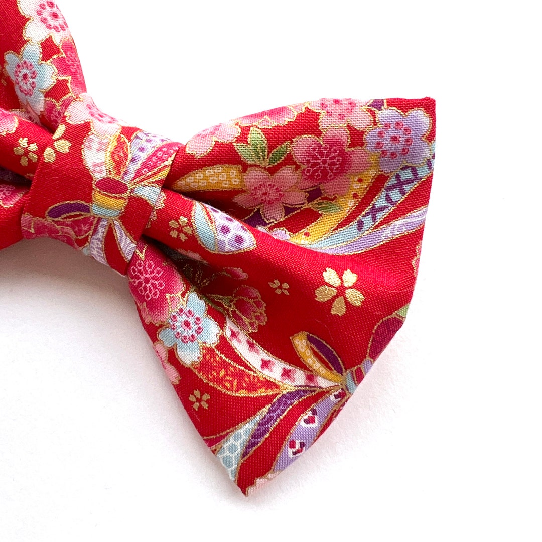 OBI RIBBON Japanese Dog Bow With Collar // Take A Bow Handmade, Sailor ...