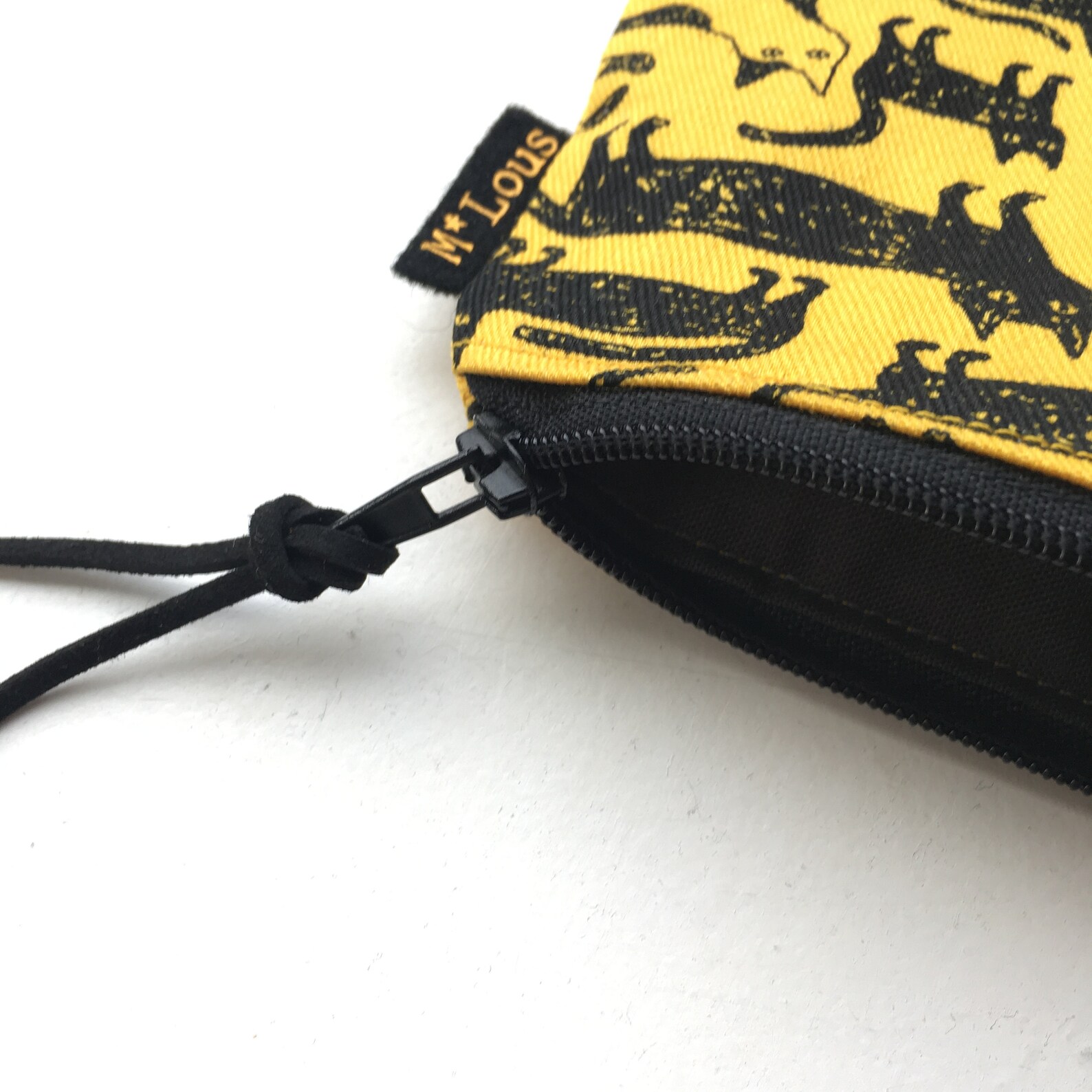 Yellow Coin Purse With Cats Little Zipper Pouch Coin Pouch | Etsy