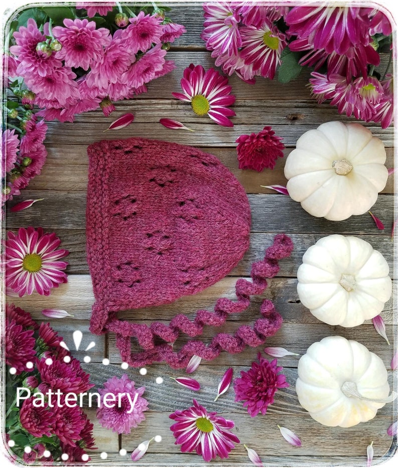 Knitting Pattern flowery Simple Flowers Lace - Etsy