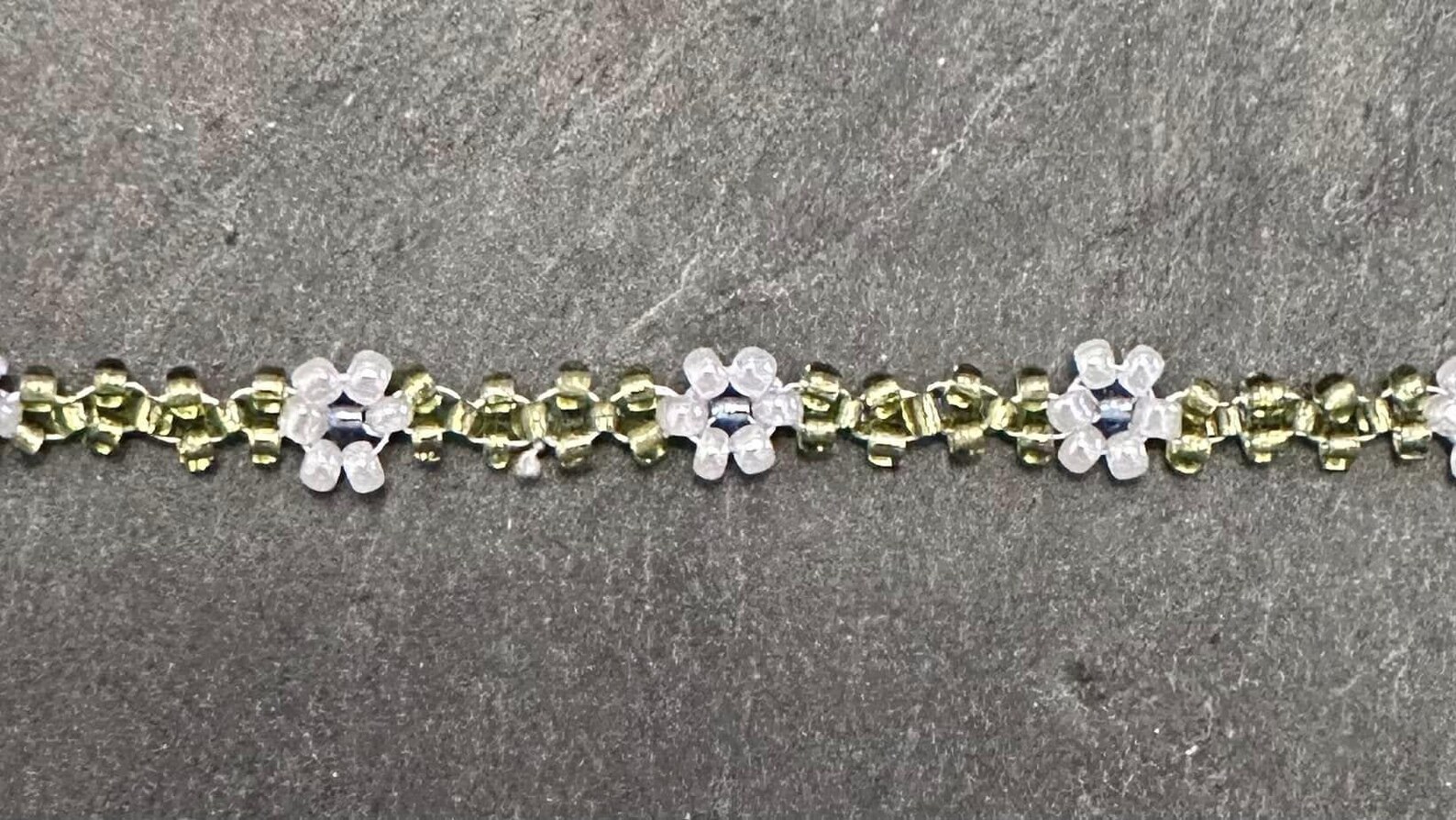 Five Daisy Bands Pattern 67. Beading Instructions PDF. Seed Bead Flower ...