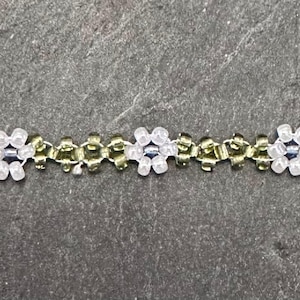 Five Daisy Bands Pattern 67. Beading Instructions PDF. Seed Bead Flower ...