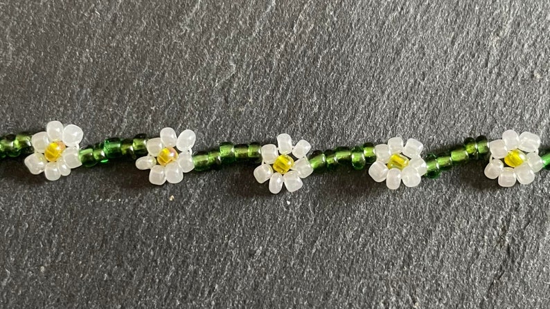 Daisy Chains Pattern 42. Beading Instructions PDF. Seed Bead Flowers ...