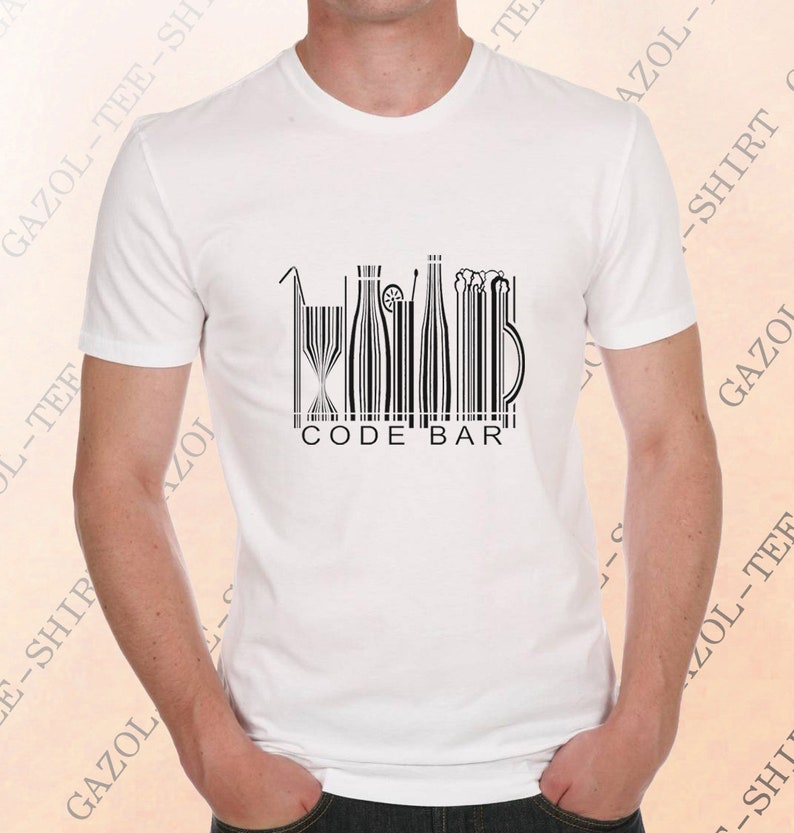 T-shirt Code Bar Tee-shirt humour alcool idée - Etsy France