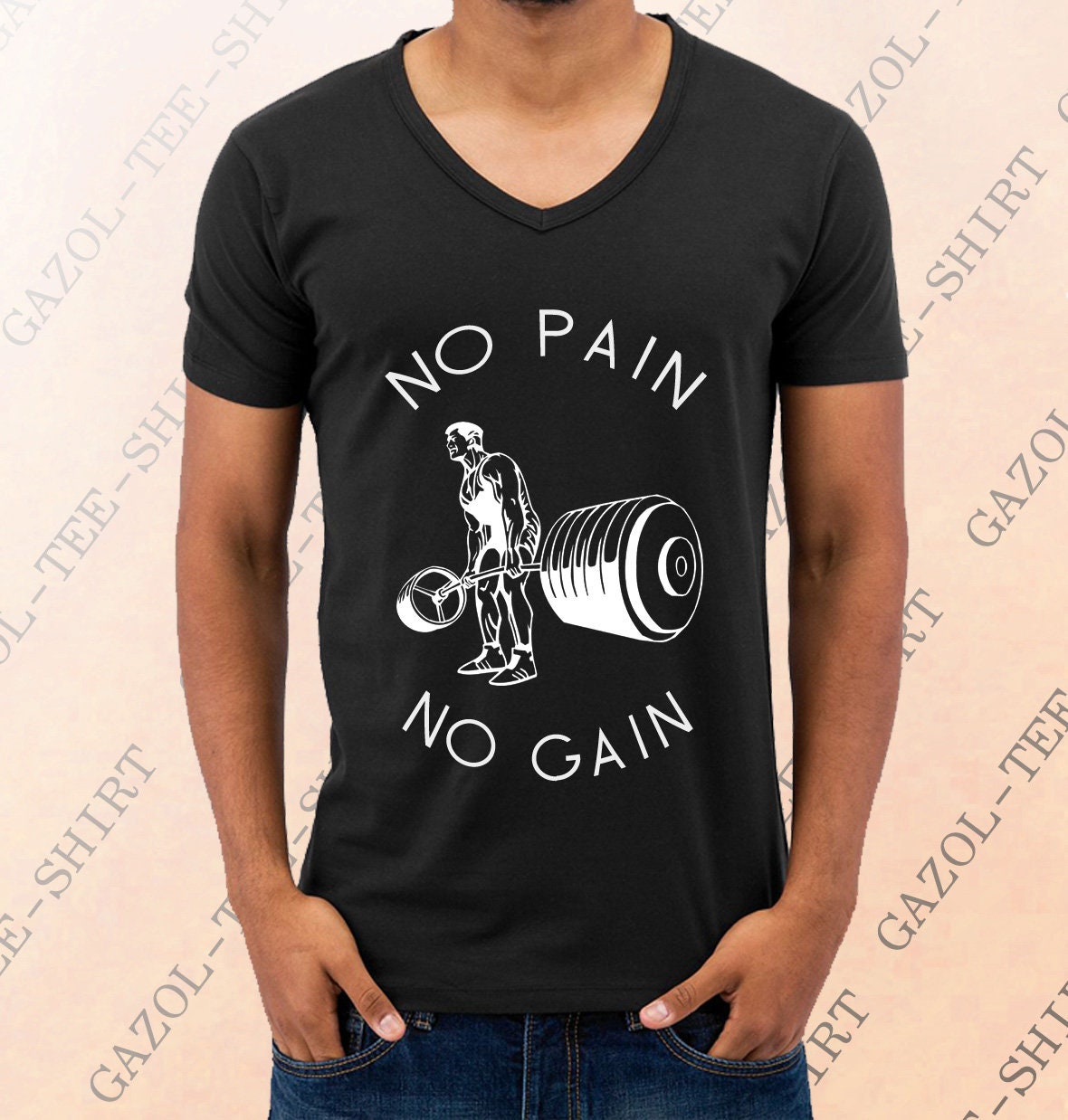T-shirt Musculation Drôle. T-shirt Bodybuilding. no - Etsy