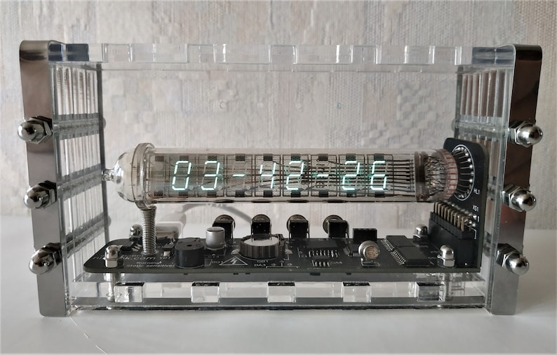 Assembled Ice Tube Clock IV-18 VFD Nixie Era IN Adafruit Arduino ...