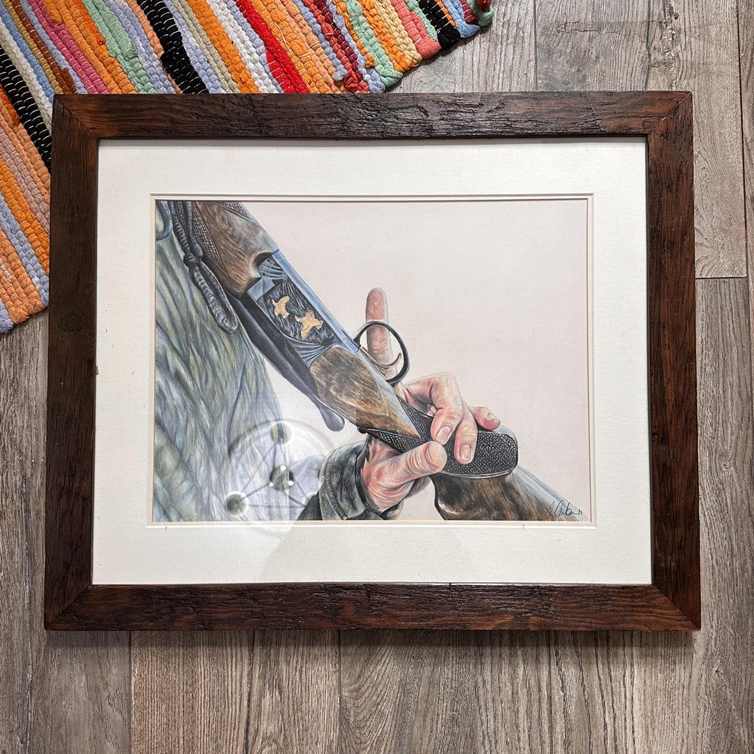 BEST SELLER - Browning Shotgun Art - Original Illustration -hand- Drawn ...