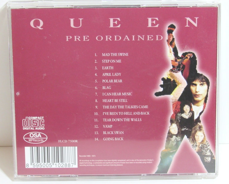 Buy Queen Pre Ordained CD Original Recordings Mad Theswine ...