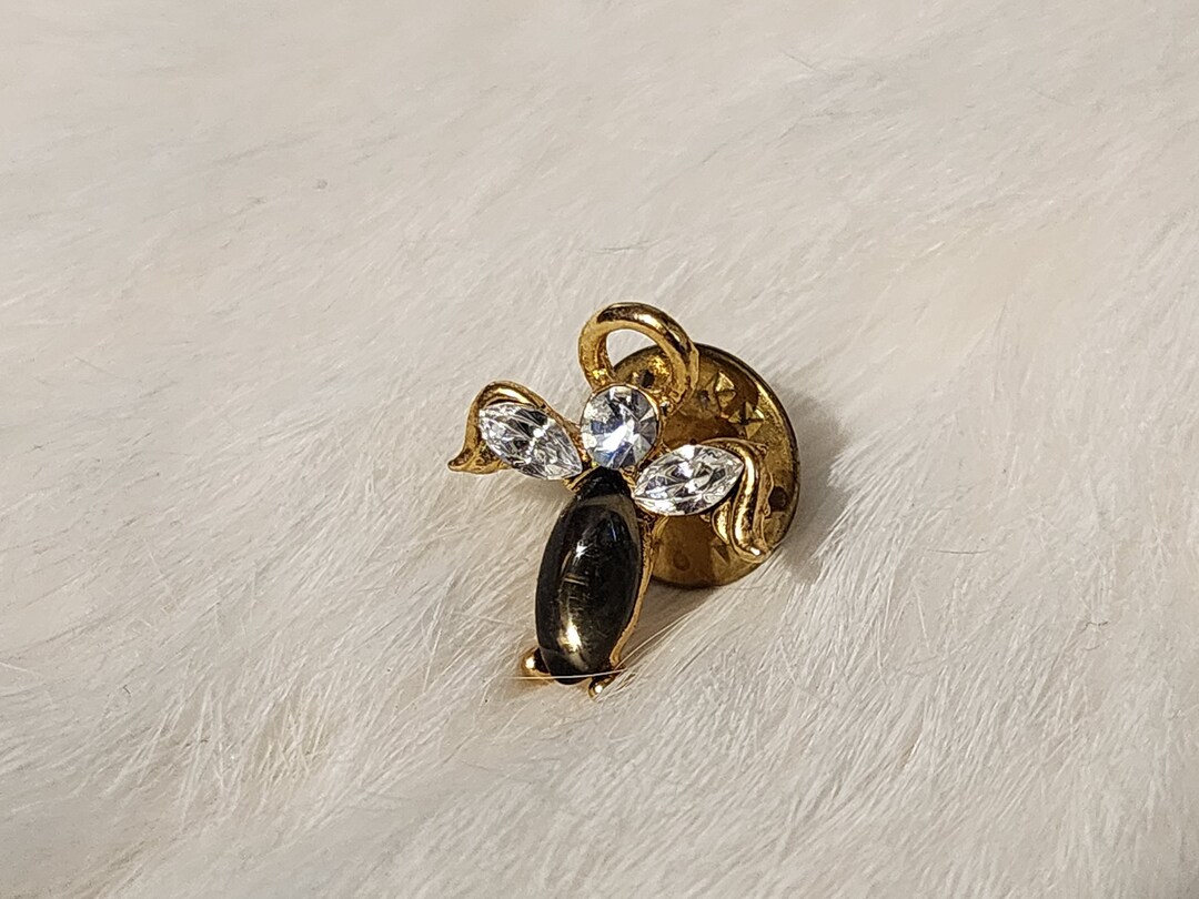 Guardian Angel Pin Protective Lapel Pin Inspirational Etsy