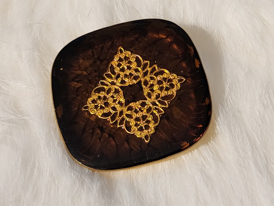 Vintage West Germany Enamel Brooch, Vintage Brooch, Vintage Jewelry ...