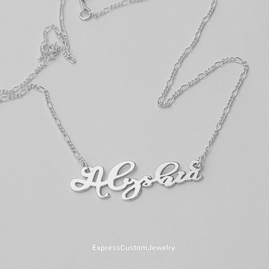 Script Name Necklace Dainty Name Mirror Finish Necklace For Her