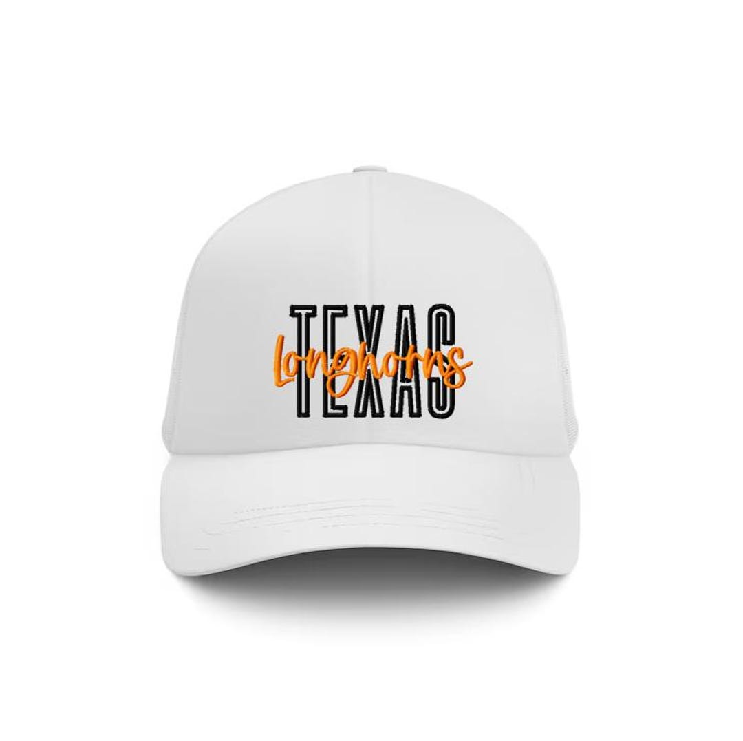 MASCOTS : Texas Longhorns... Cap Size. Embroidery Design *INSTANT ...