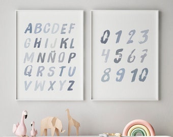 Boho Spanish Alphabet - Etsy