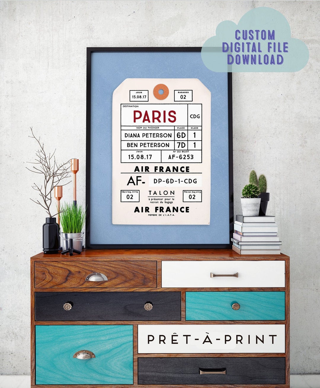 Customize Printable Ticket Poster | Personalized Preppy Cool Prints ...