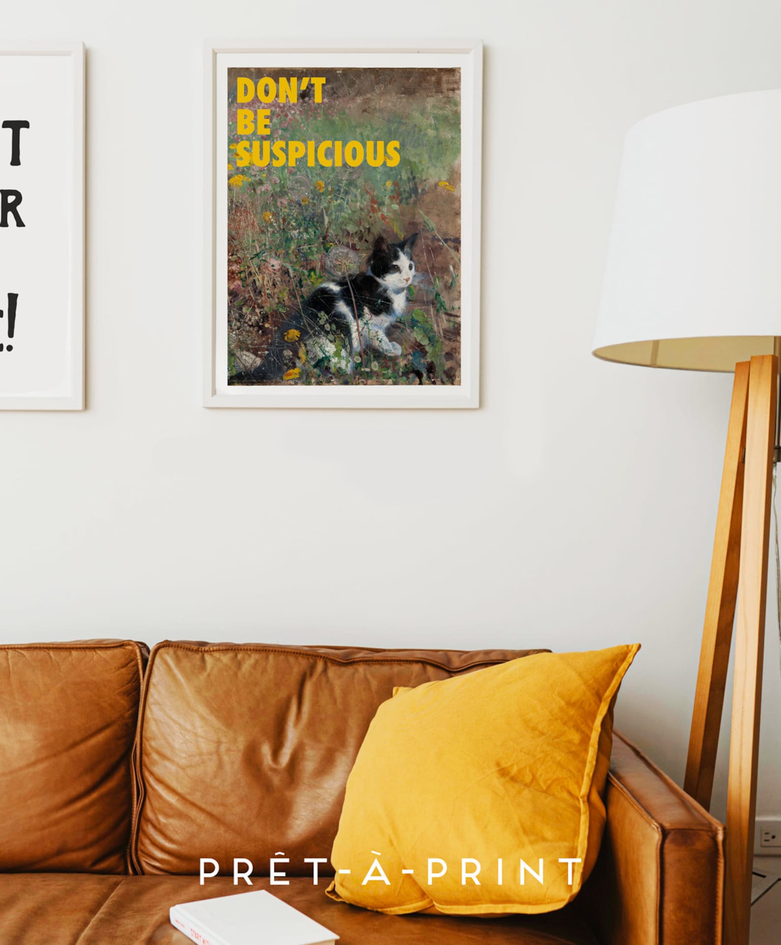 Don't Be Suspicious Art Quote Print Altered Art Antique | Etsy