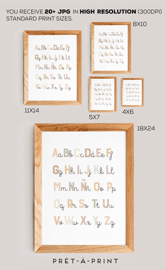 Spanish Alphabet Art
