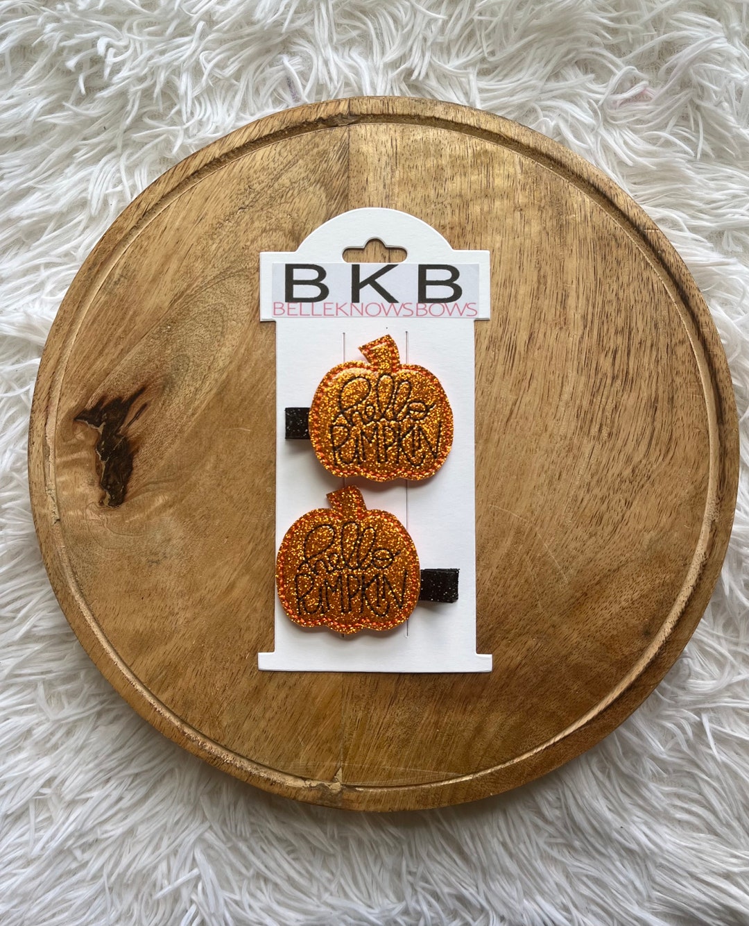 Hello Pumpkin Hair Clip. Pumpkin Hair Clips, Pumpkin Felties. Glitter ...